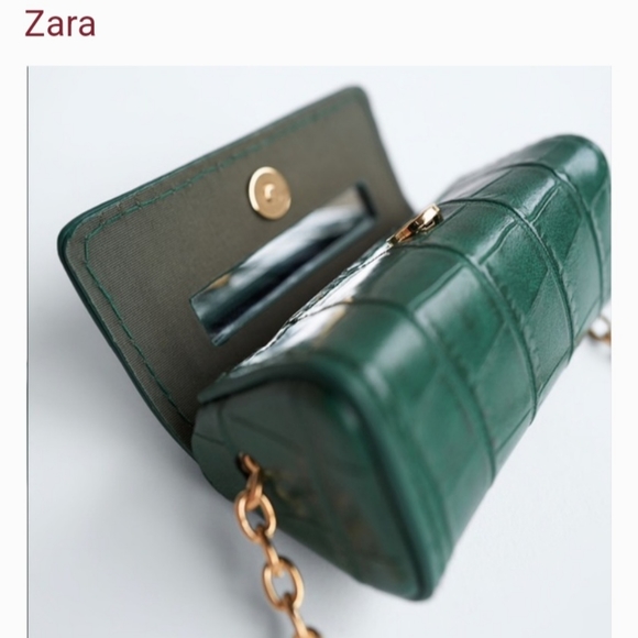 Zara | Bags | Zara Crocodile Print Mini Bag | Poshmark
